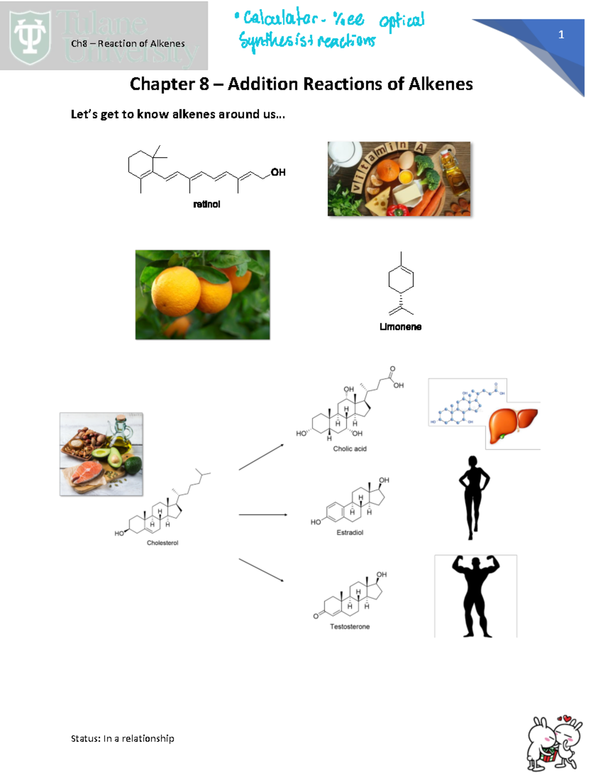 Ch8- Reactions of Alkenes - Ch8 – Reaction of Alkenes 1 Chapter 8 ...