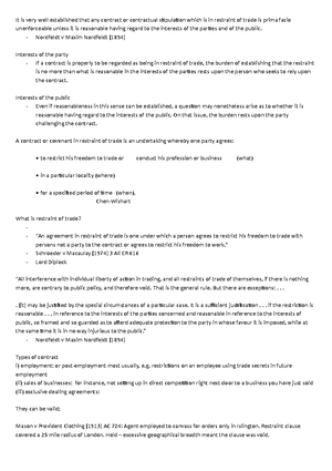 Common Facts for contract law - Contract Negotiation Scenario 2022 ...