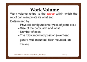 4-Classification of robot Coordinate system , classification of Joints ...