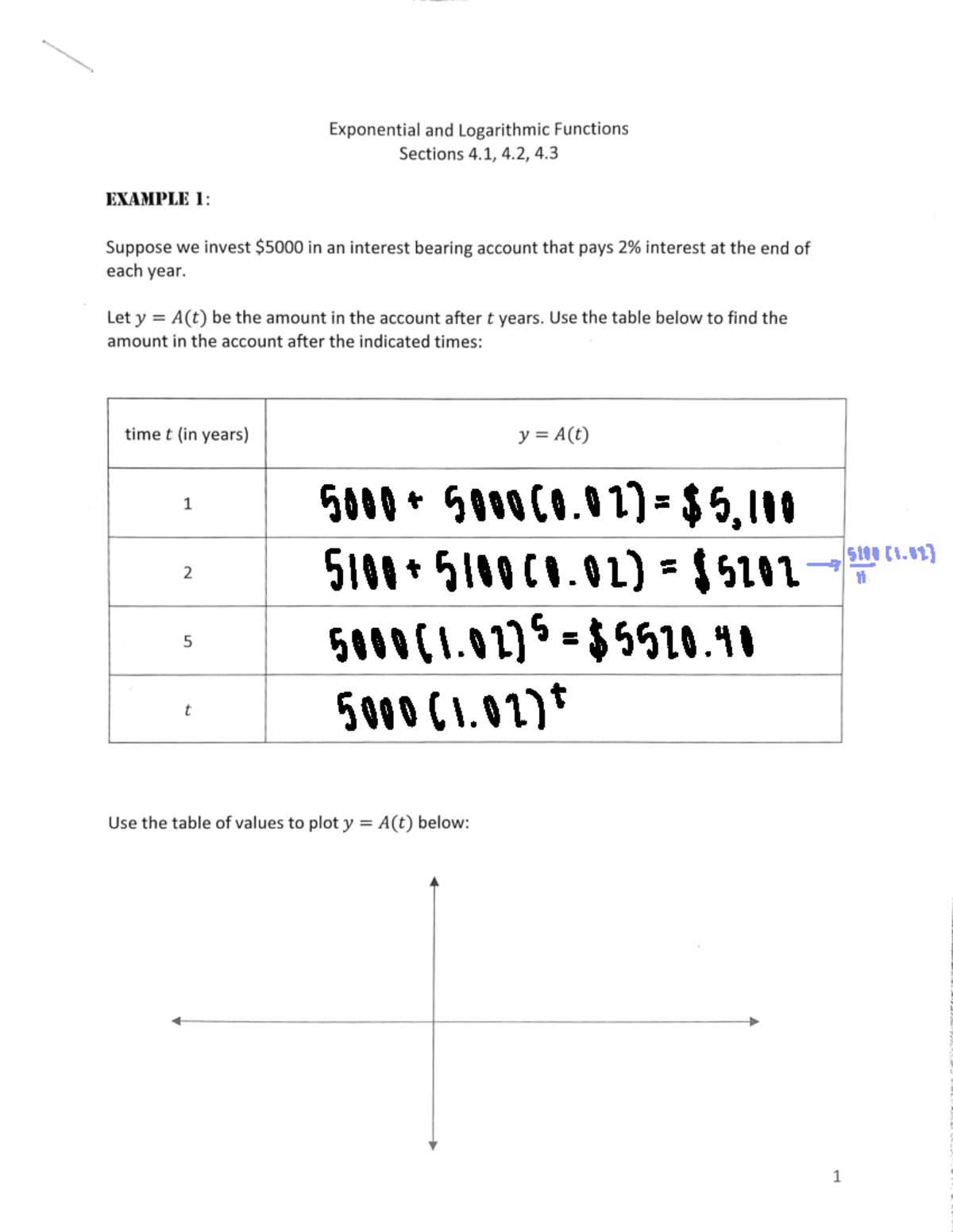 MATH112 10 - Exponential and Logarithmic Functions - 3000 + 3000 (0 ...