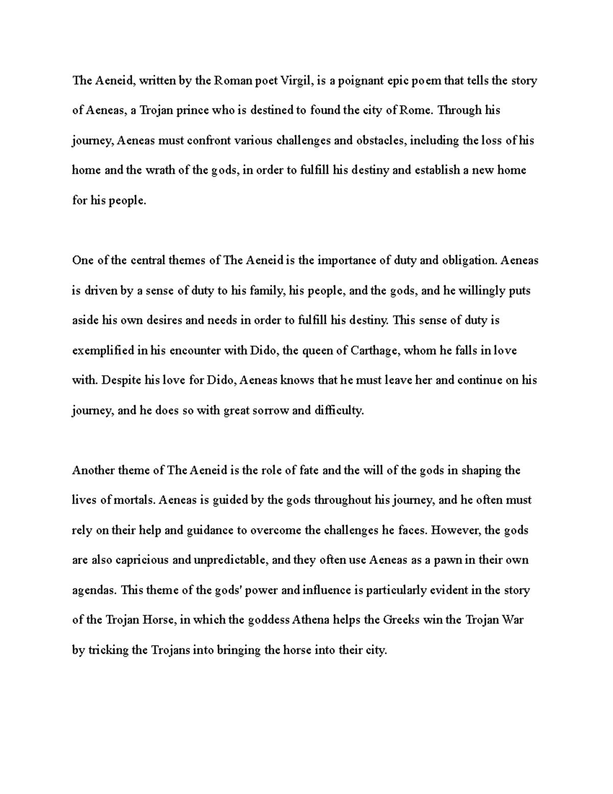 The Aeneid by Virgil - The Aeneid, written by the Roman poet Virgil, is ...