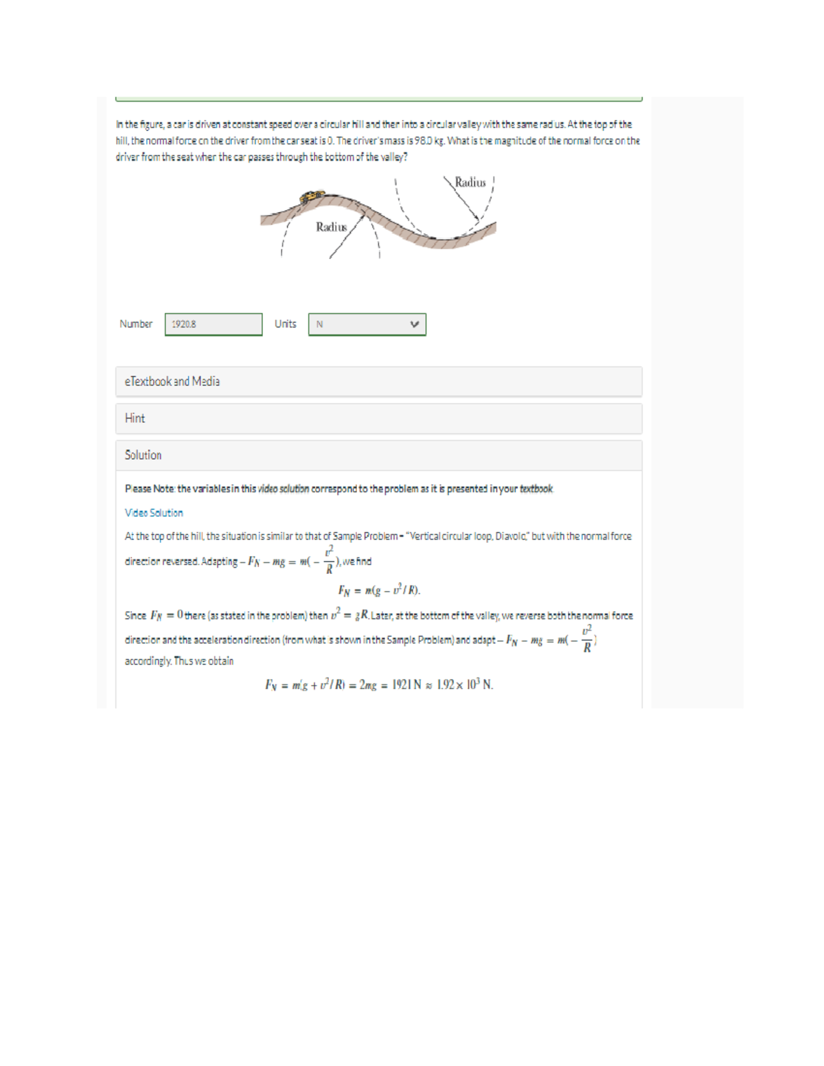 Doc18 - exercises from chapter 5 (force and motion) and 6 (force and ...