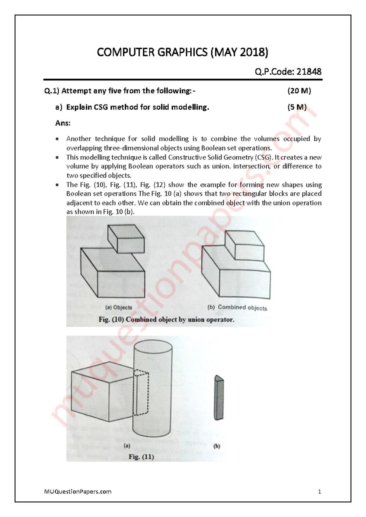 Be computer-engineering semester-4 2018 may computer-graphics-cbcgs - COMPUTER GRAPHICS (MAY ...