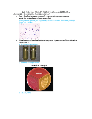 Bio-211 Exam #1 Notes - Chapter 3: Microscopy Light microscopy: the use ...