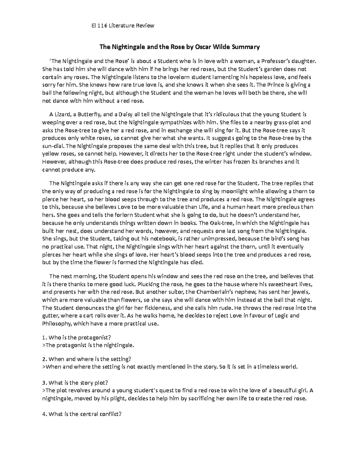 The Nightingale-WPS Office - El 116 Literature Review The Nightingale ...