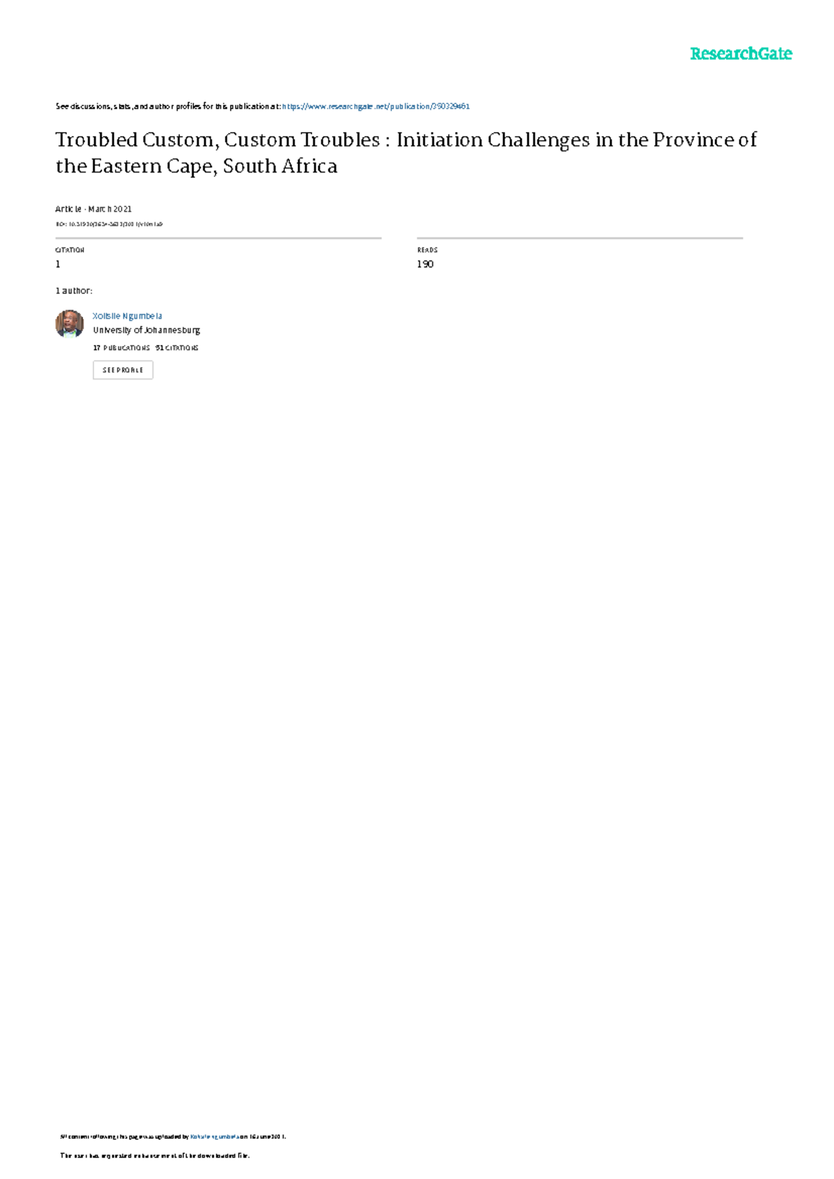 Troubled Custom Custom Troubles - See discussions, stats, and author profiles for this ...