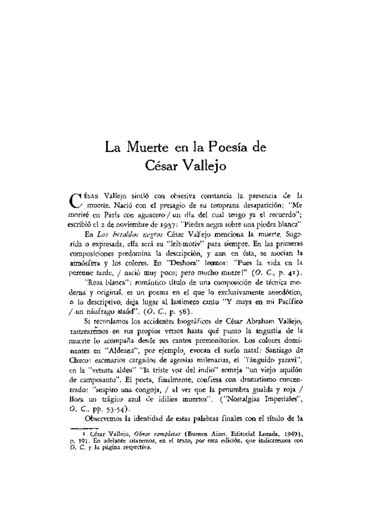 La muerte en la poesia de vallejo - La Muerte en la Poesía de César ...