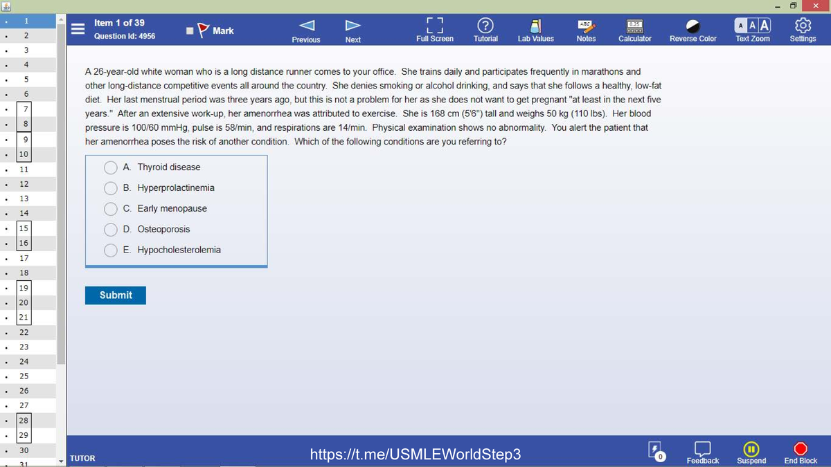 Advanced - Endocrine Block 2- @ Usmleworld Step 3 - 2 3 4 5 6 7 8 9 10 ...
