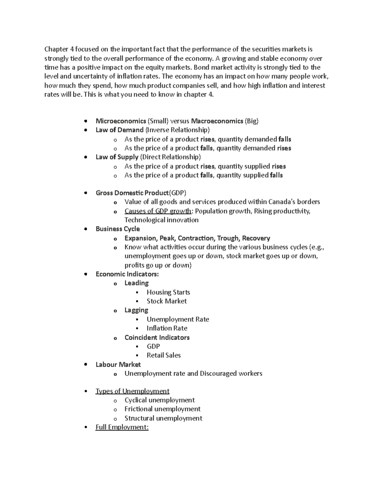 Csc 1 chapter 4 notes - Chapter 4 focused on the important fact that ...