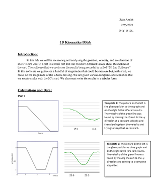 Physics Lab 1 - Lab report, Measurements of a Table - ASU University ...
