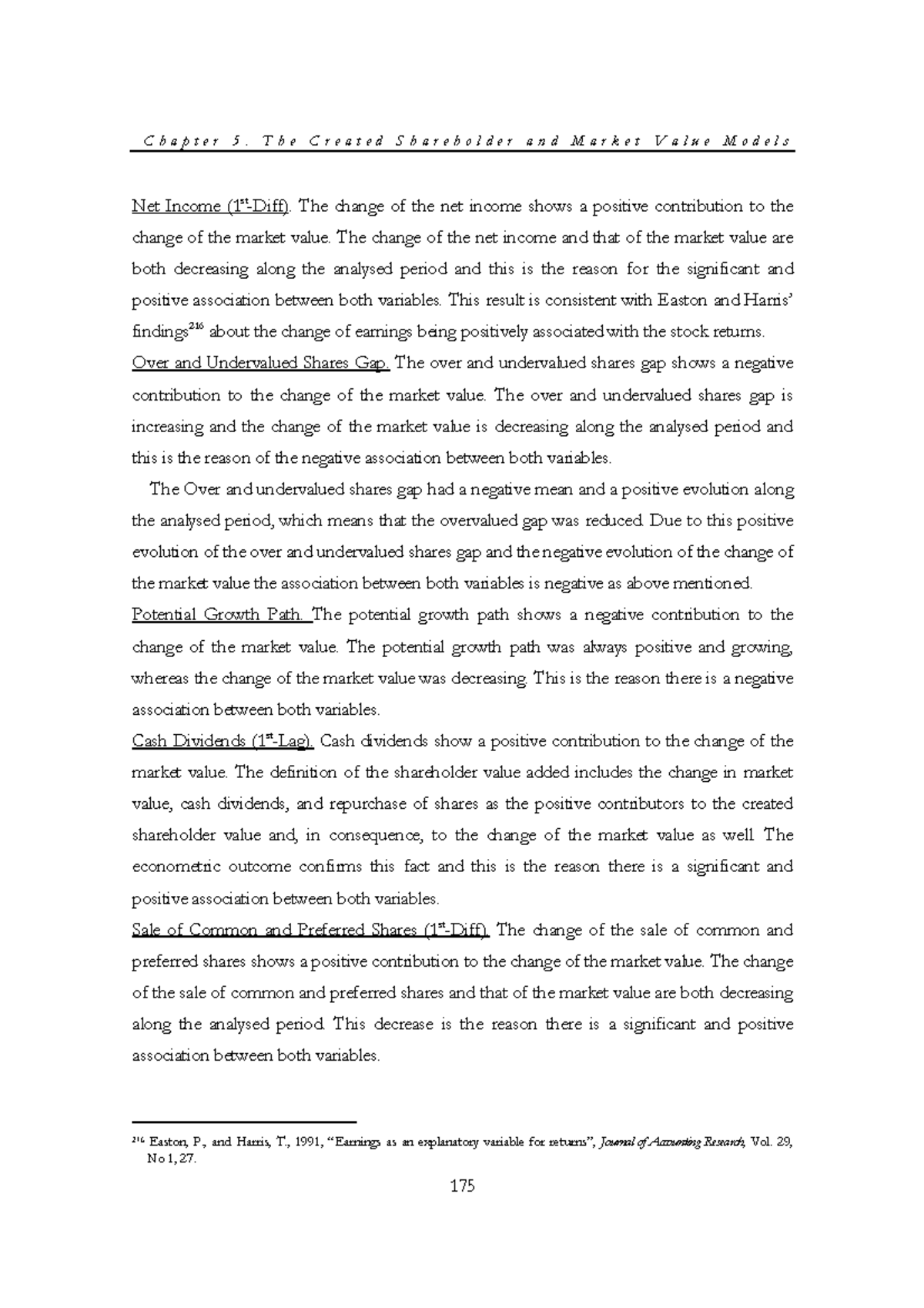 THE Determinants Macro 25 - 175 C h a p t e r 5. T h e C r e a t e d S h a r e h o l d e r a n d ...