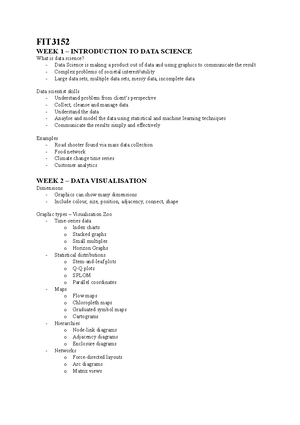 FIT3152 Tutorial 01 + Solutions - FIT3152 Data analytics. Tutorial 01: Introduction to R. Review ...