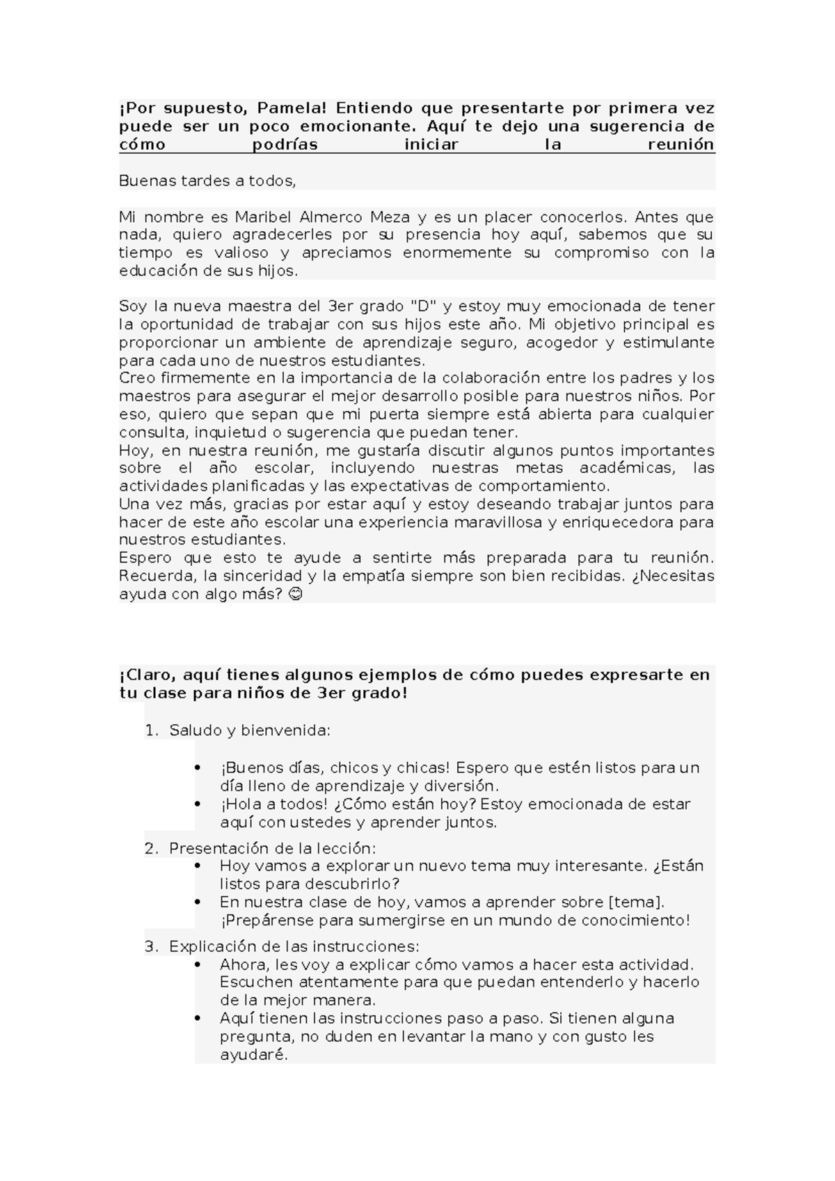 Guia de clase - asdfgh - ¡Por supuesto, Pamela! Entiendo que ...