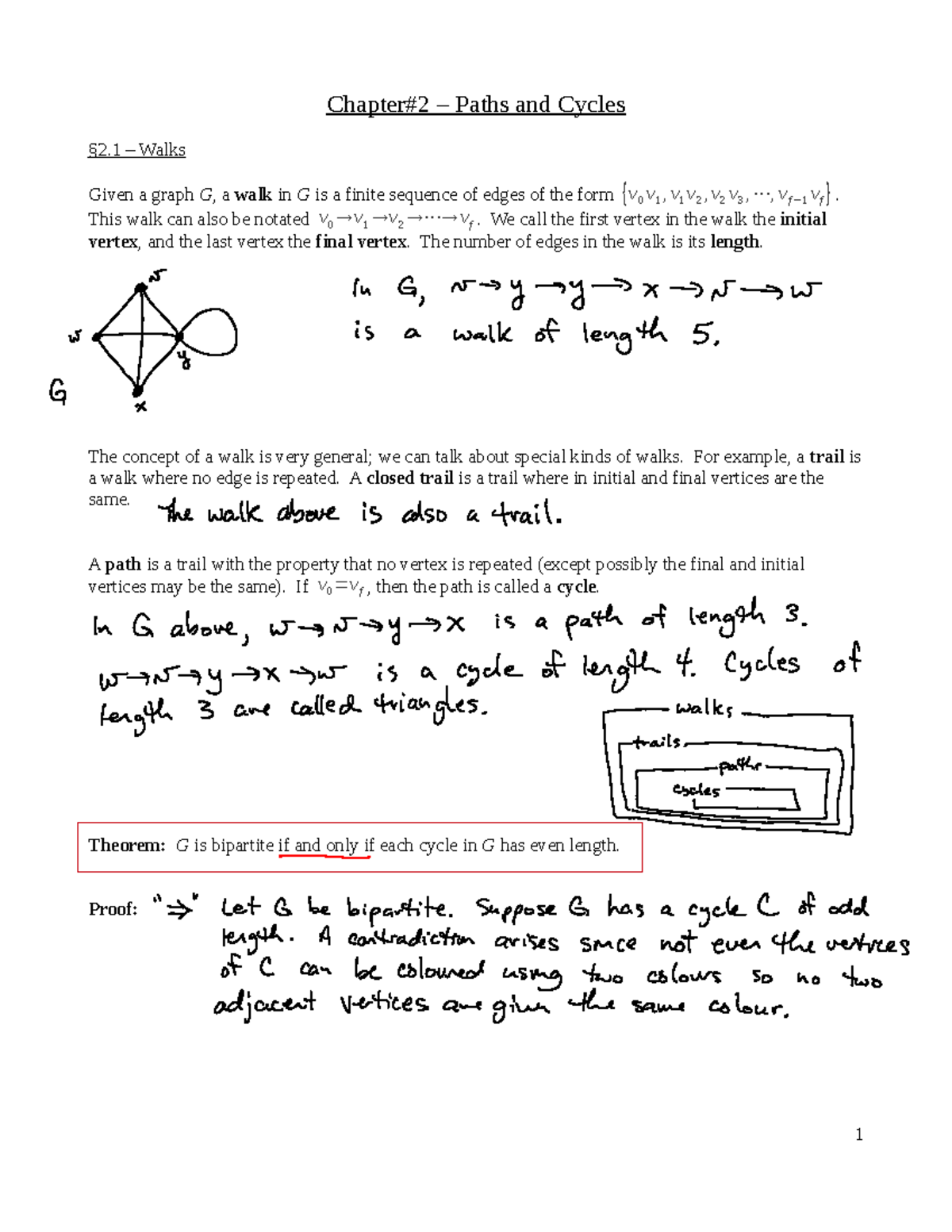 Chapter #2 Complete note Chapter #2 Complete note -paths and circle ...