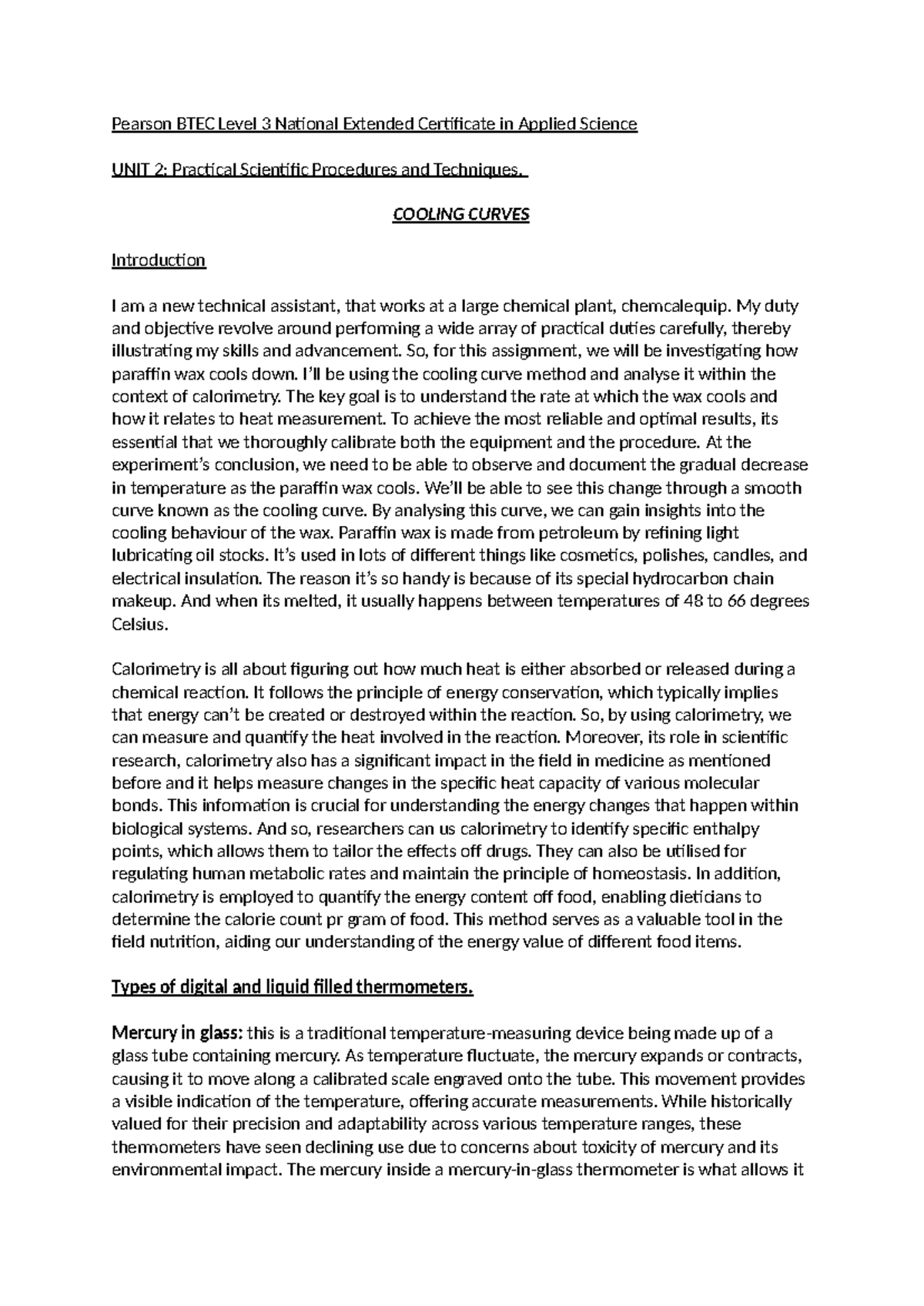 Doc2 copy - concentrate - Pearson BTEC Level 3 National Extended Certificate in Applied Science ...