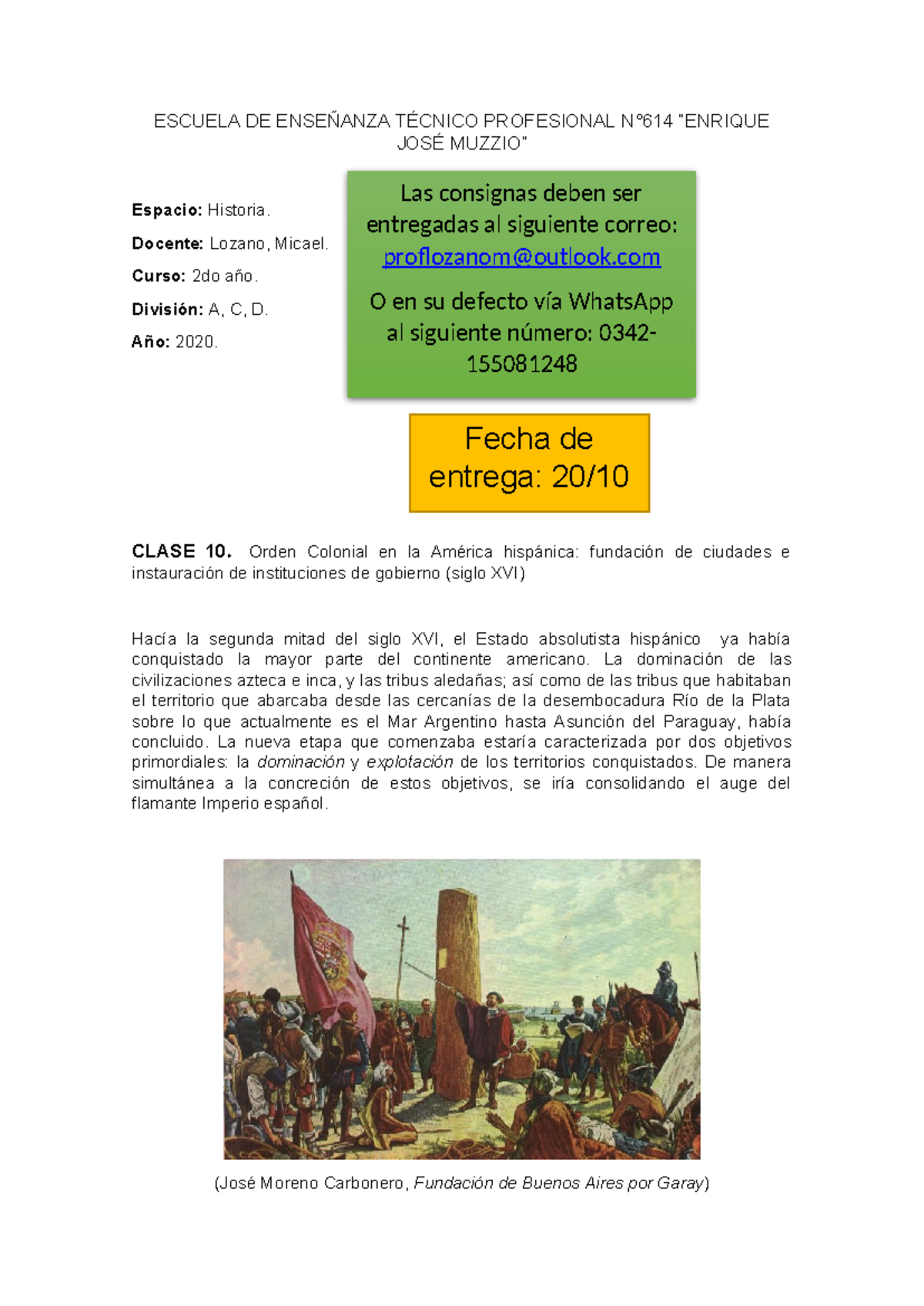 Clase 10- Orden Colonial en la América hispánica fundación de ciudades ...