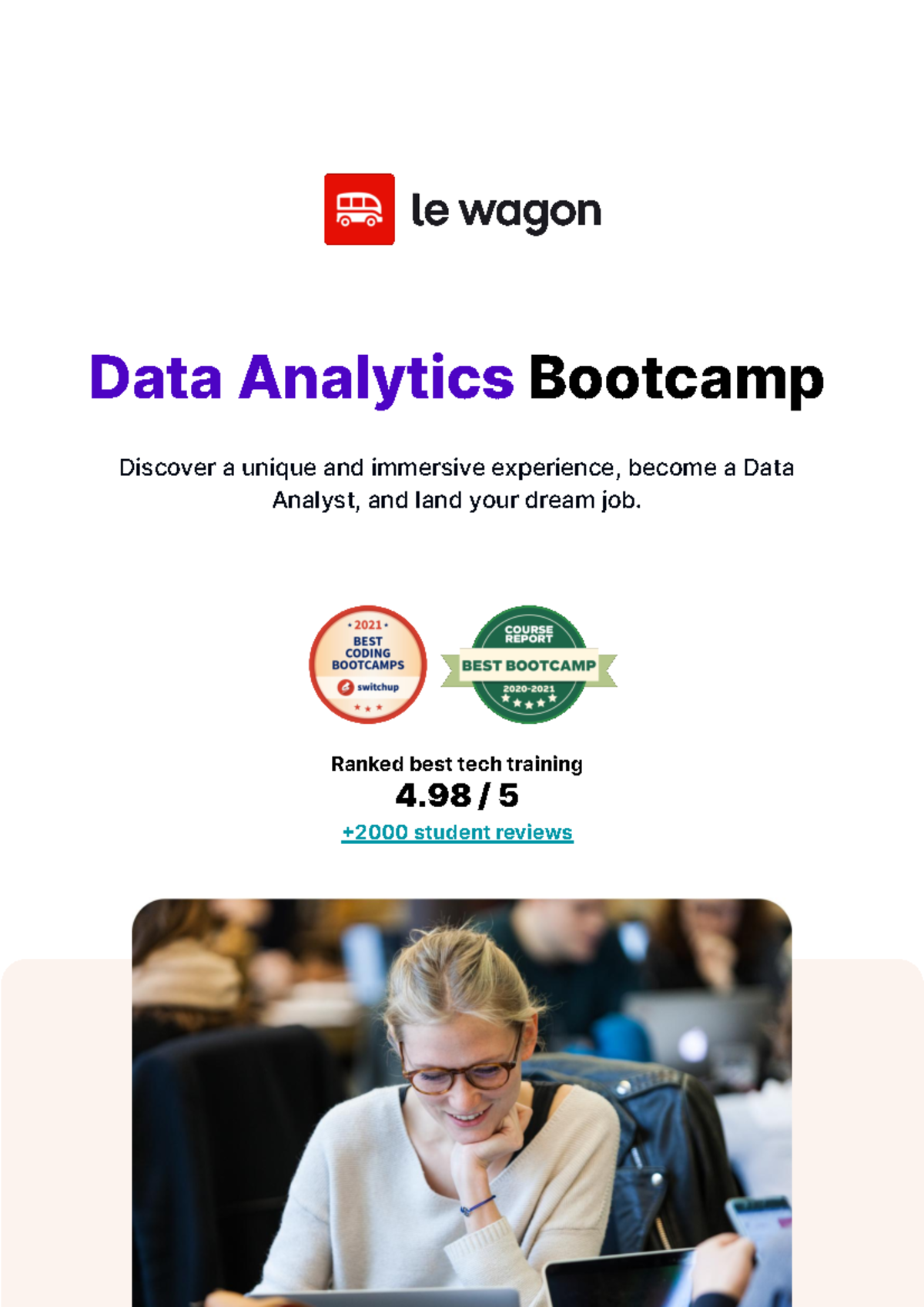 Data Analytics Syllabus - Le Wagon EN - Data Analytics Bootcamp Discover a unique and immersive ...