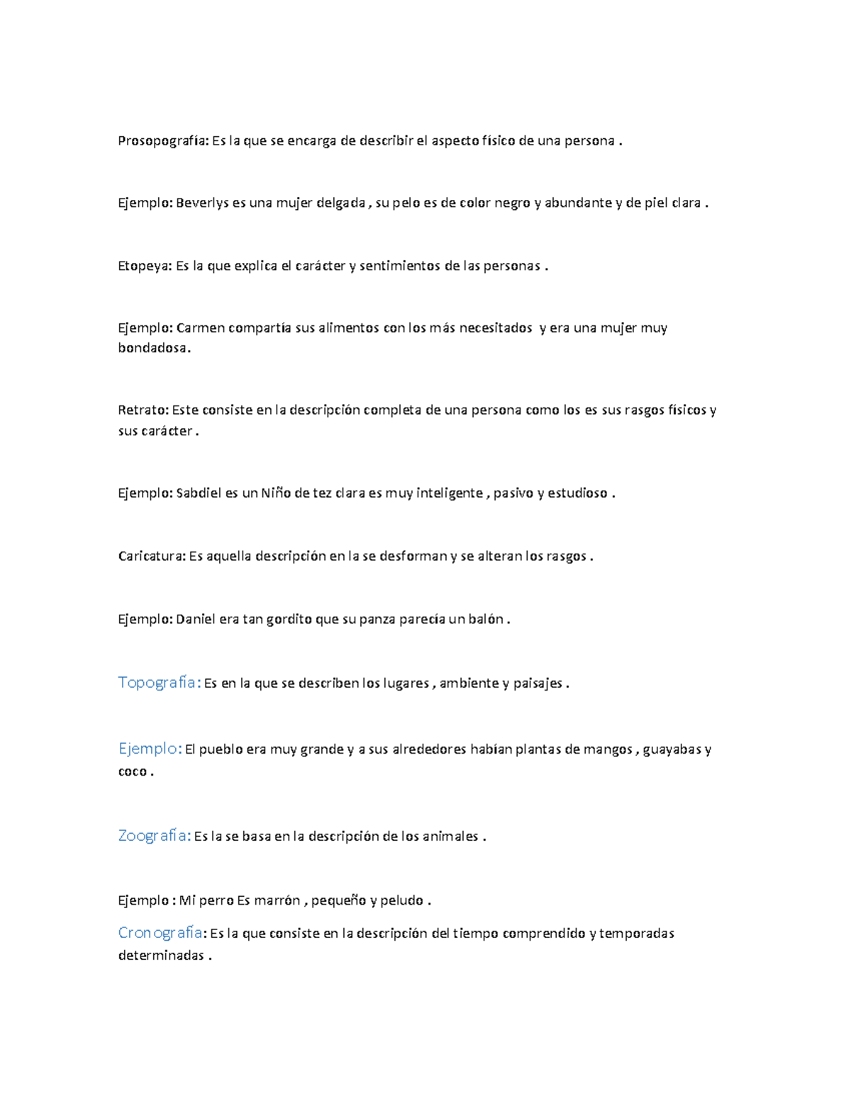 Prosopografía - APUNTES - Prosopografía: Es la que se encarga de ...
