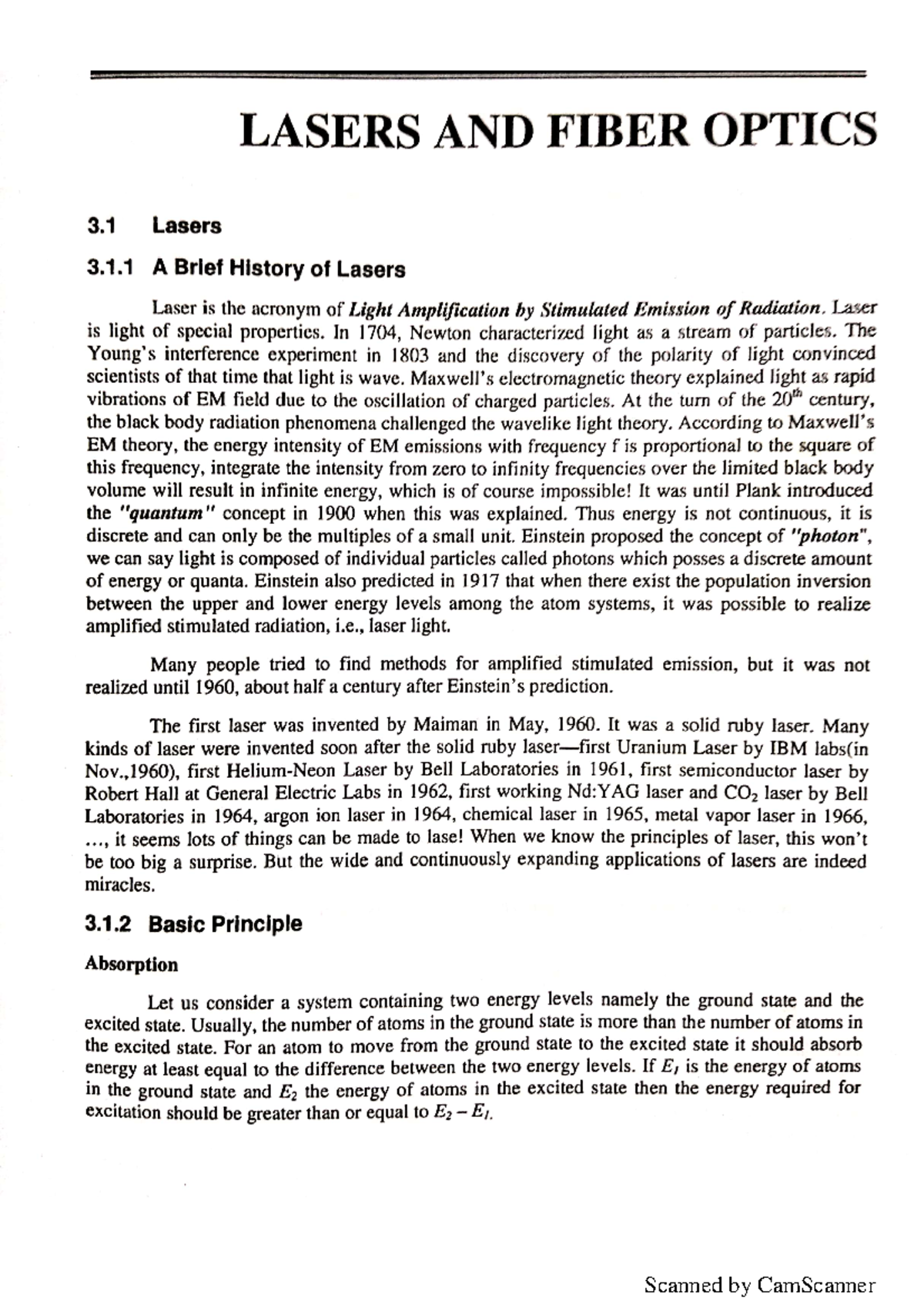21PYB101J Module 5 Notes - Physics : Electromagnetic Theory, Quantum ...
