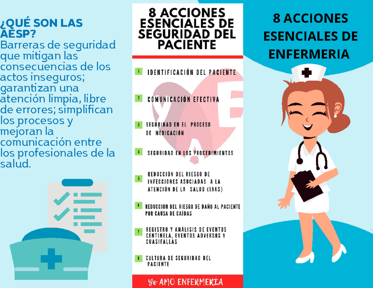 Folleto centro medico azul claro - ¿QUÉ SON LAS AESP? Barreras de ...