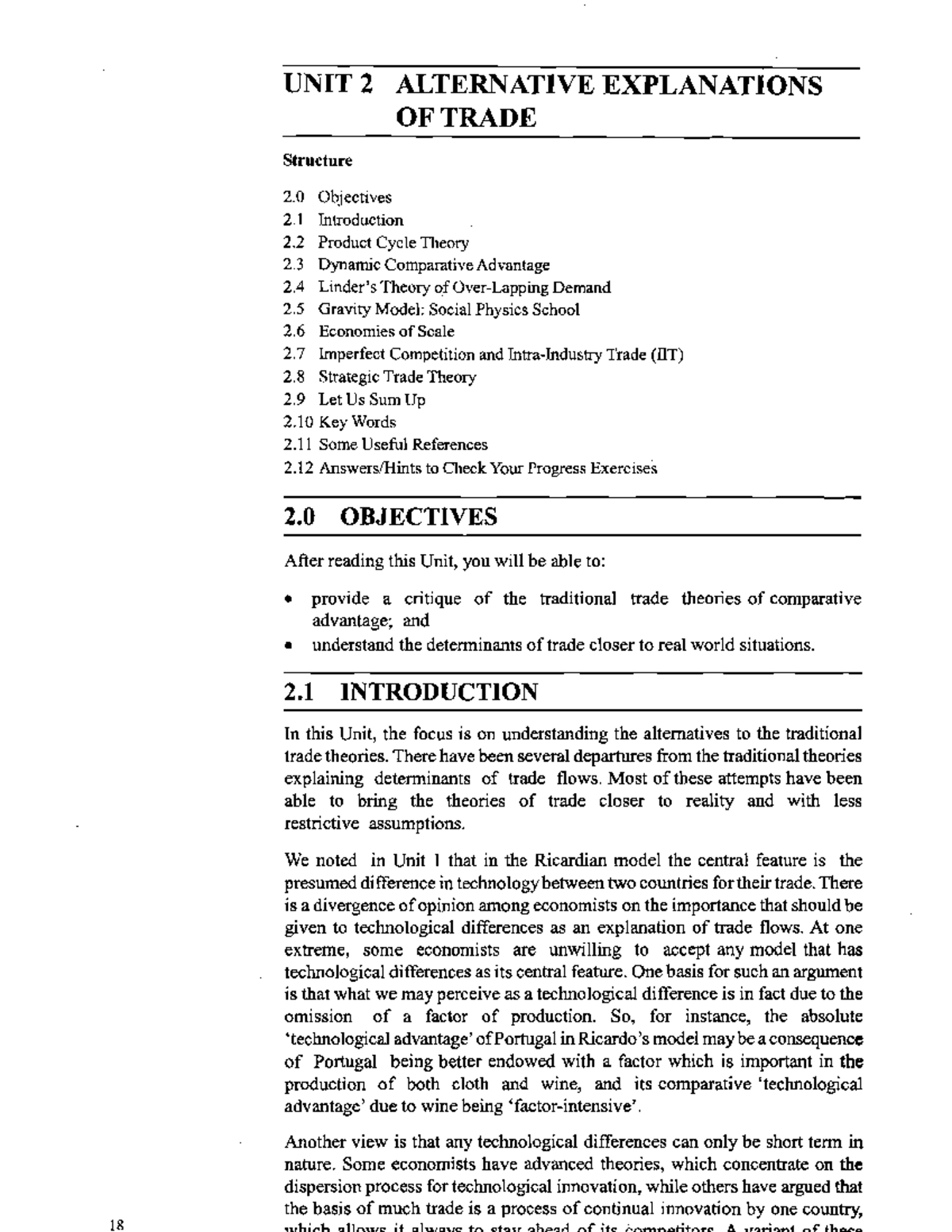 Unit-2 mec107 - notes on theories on trade - UNIT 2 ALTERNATIVE ...