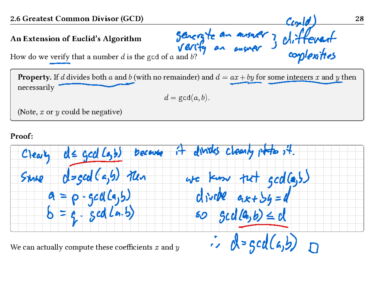 ECE406 - Lecture 05 (Extended Euclid and Mod Division) s1 - An Extension of Euclid’s Algorithm ...