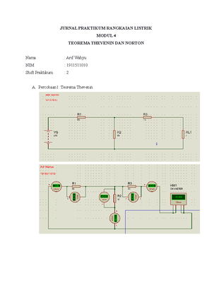 Laporan Akhir Modul 2 Praktikum Rangkaian Listrik - LAPORAN AKHIR ...