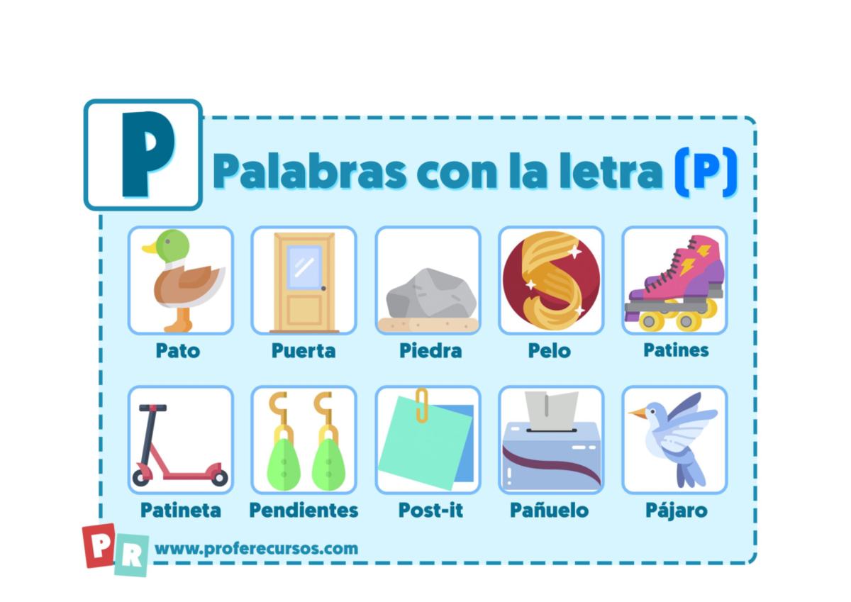 Imagenes CON LA Letra P - lenguaje - Studocu