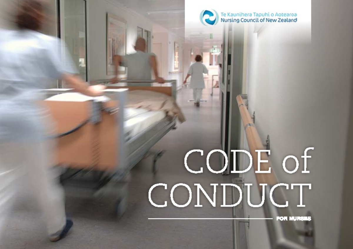 Code of Conduct Booklet full - Te Kaunihera Tapuhi o Aotearoa/The ...