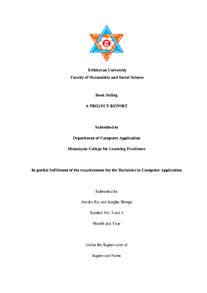 Tally (BCA 2ND SEMESTER ) - Mechi Multiple Campus Tribhuvan University ...