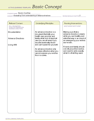 Psychosocial Integrity - N251-002 - ACTIVE LEARNING TEMPLATES Basic ...