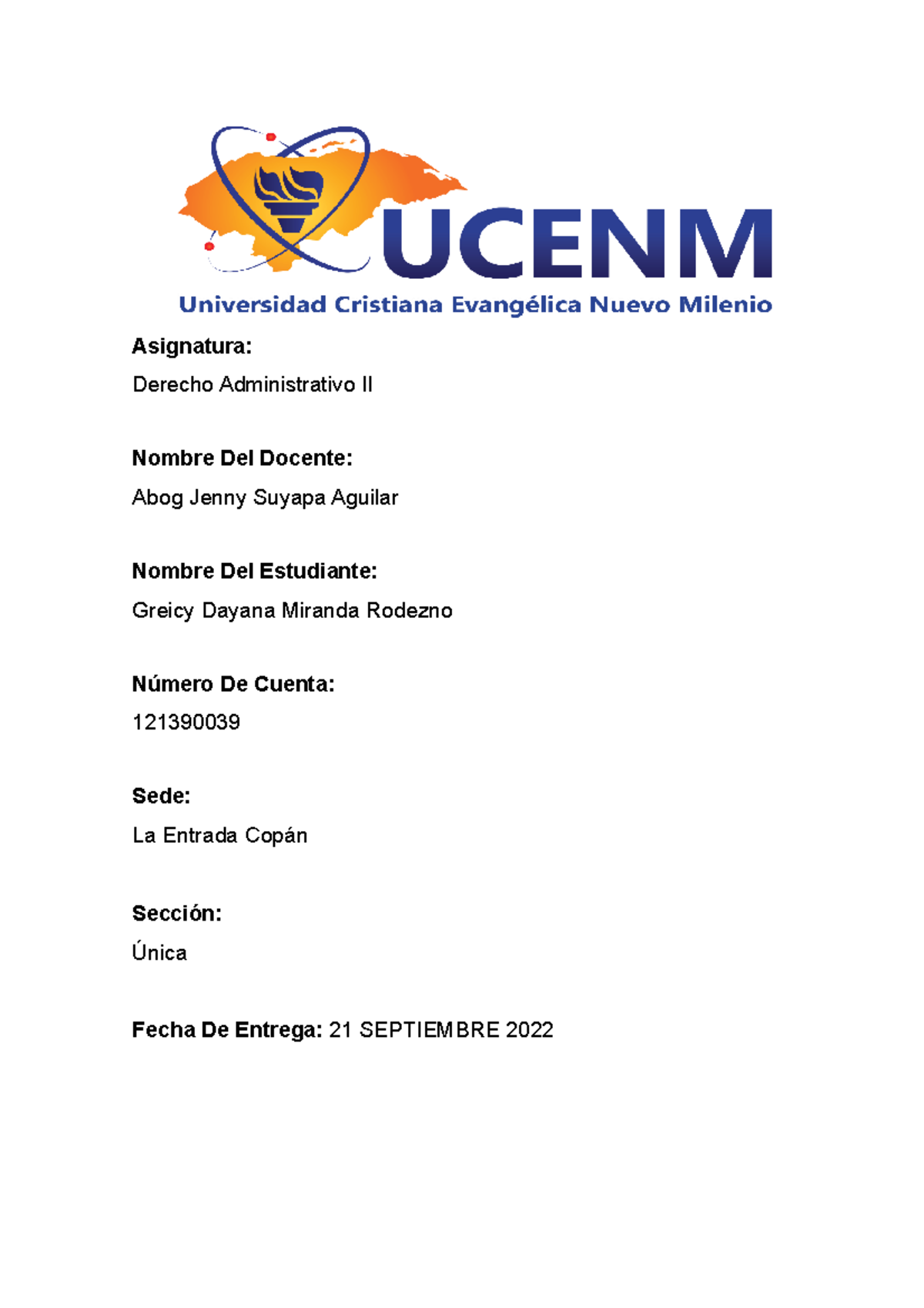 121390039 1 - Tareas de la clase - Derecho Administrativo II - Asignatura: Derecho ...