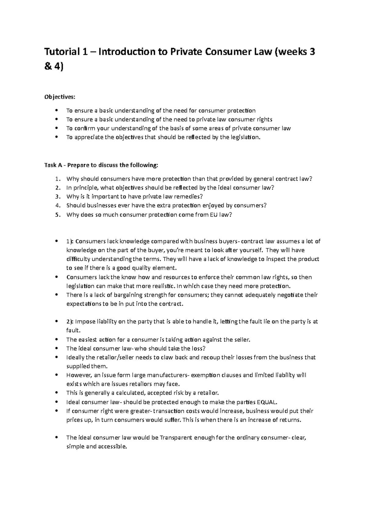 Tutorial 1 - Andre Naidoo - Tutorial 1 – Introduction to Private ...