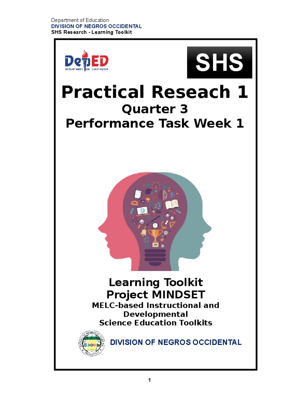 PR1-Q3-Performance task-Group 1 G11- Humss- Nationalism - DIVISION OF NEGROS OCCIDENTAL SHS ...