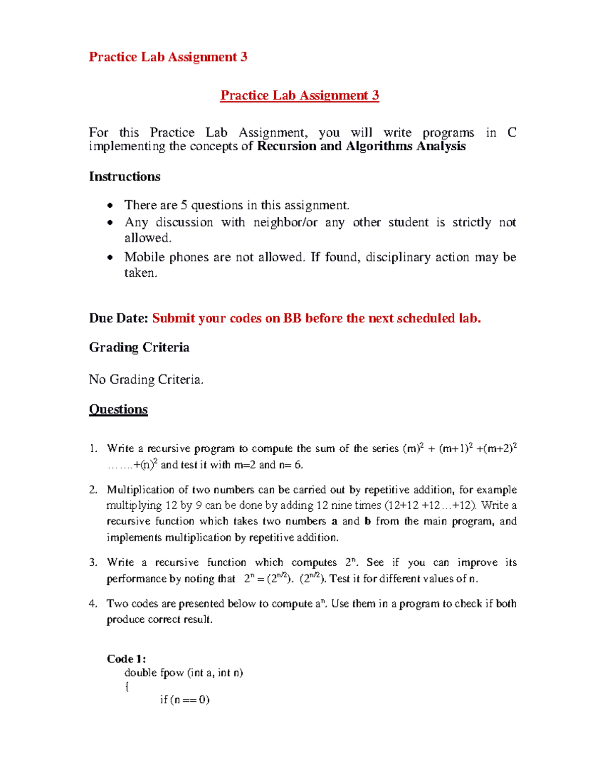Practice Lab 3 - mauj - Practice Lab Assignment 3 Practice Lab Assignment 3 For this Practice ...