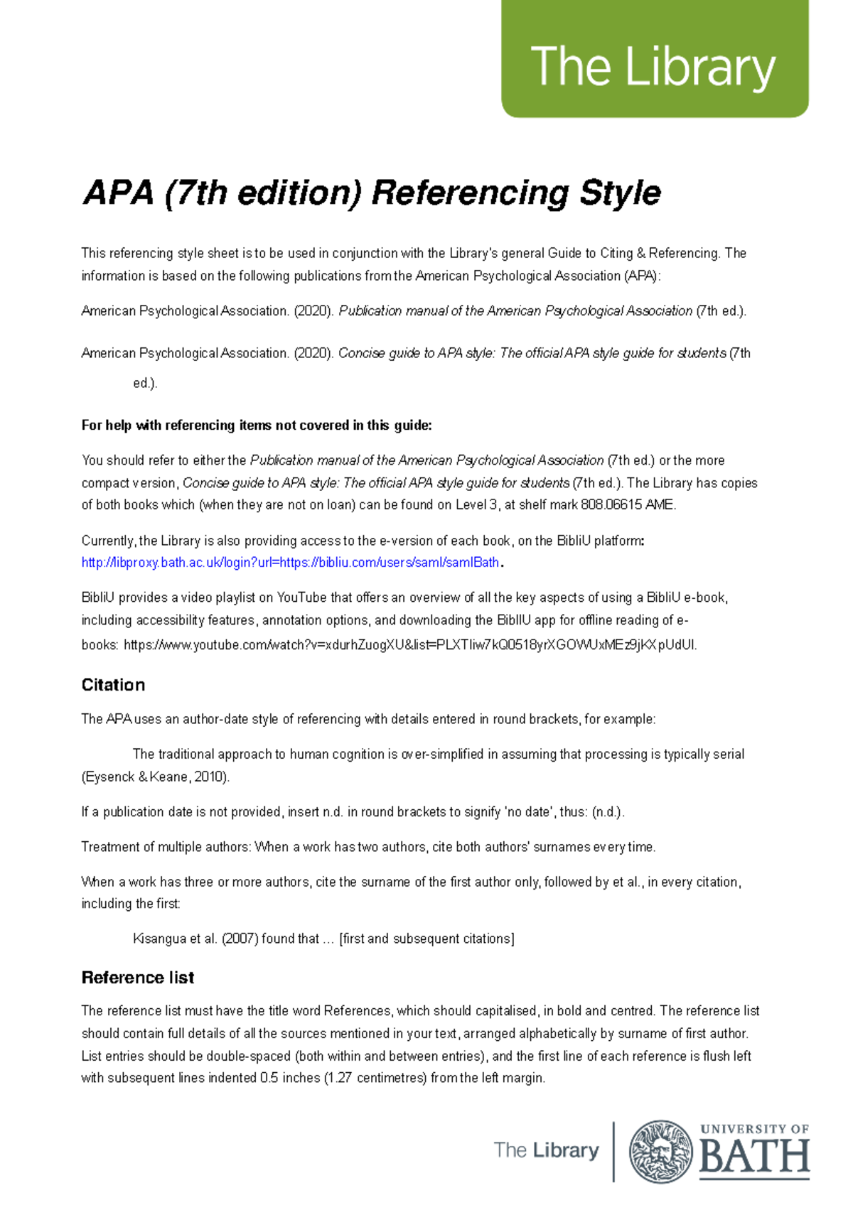 ENGL 1102 american-psychological-association-style-guide-7th - APA (7th ...