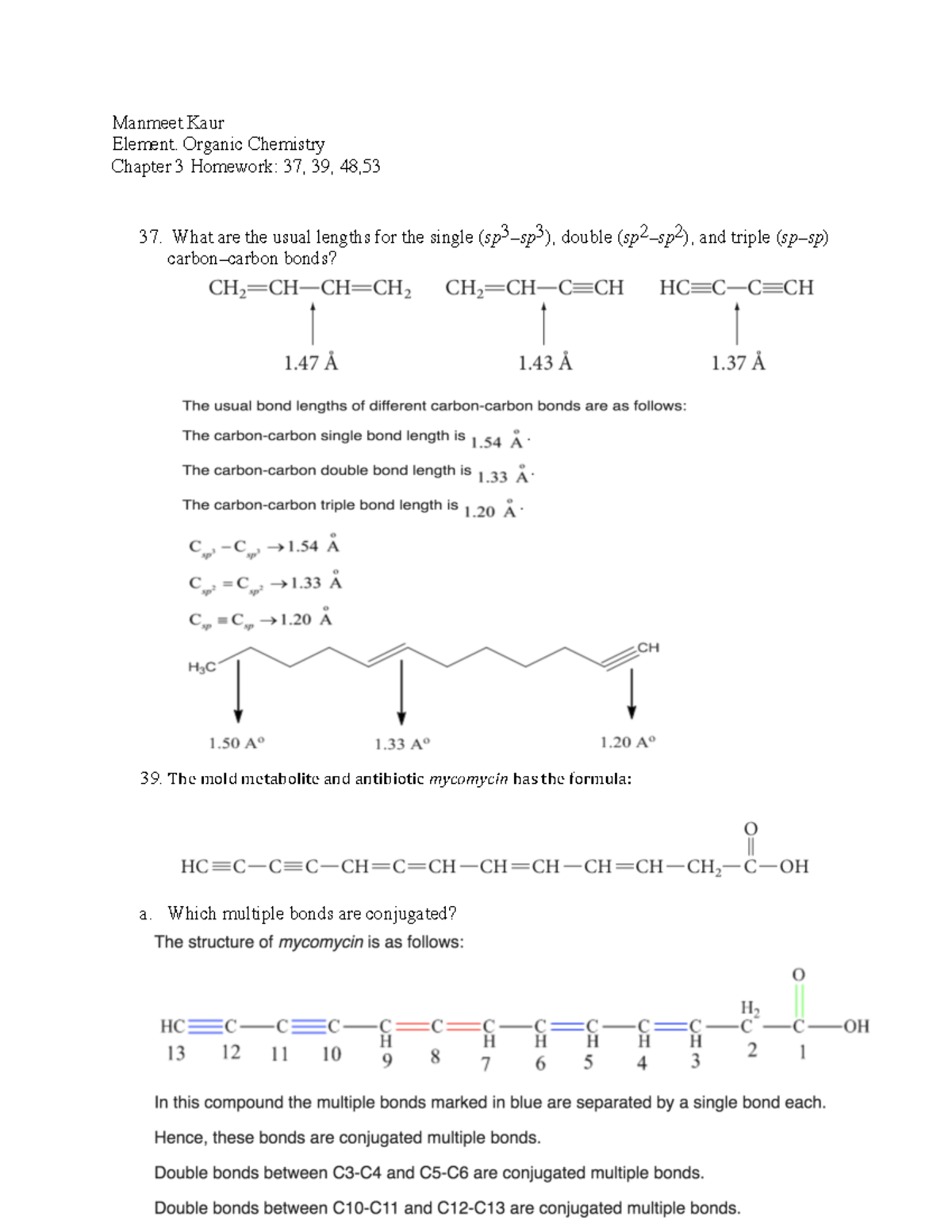Chapter 3 Homework - chem prac questions - Manmeet Kaur Element ...