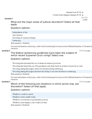 CJ230Module 6-2 - ...... - Chastity Hollands SNHU CJ-230 Discretion in ...