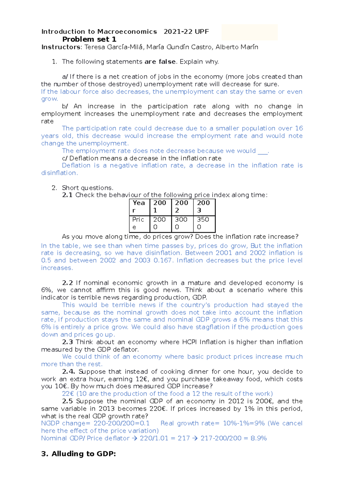 Problem Set 1 Solucionat - Introduction to Macroeconomics 2021-22 UPF ...