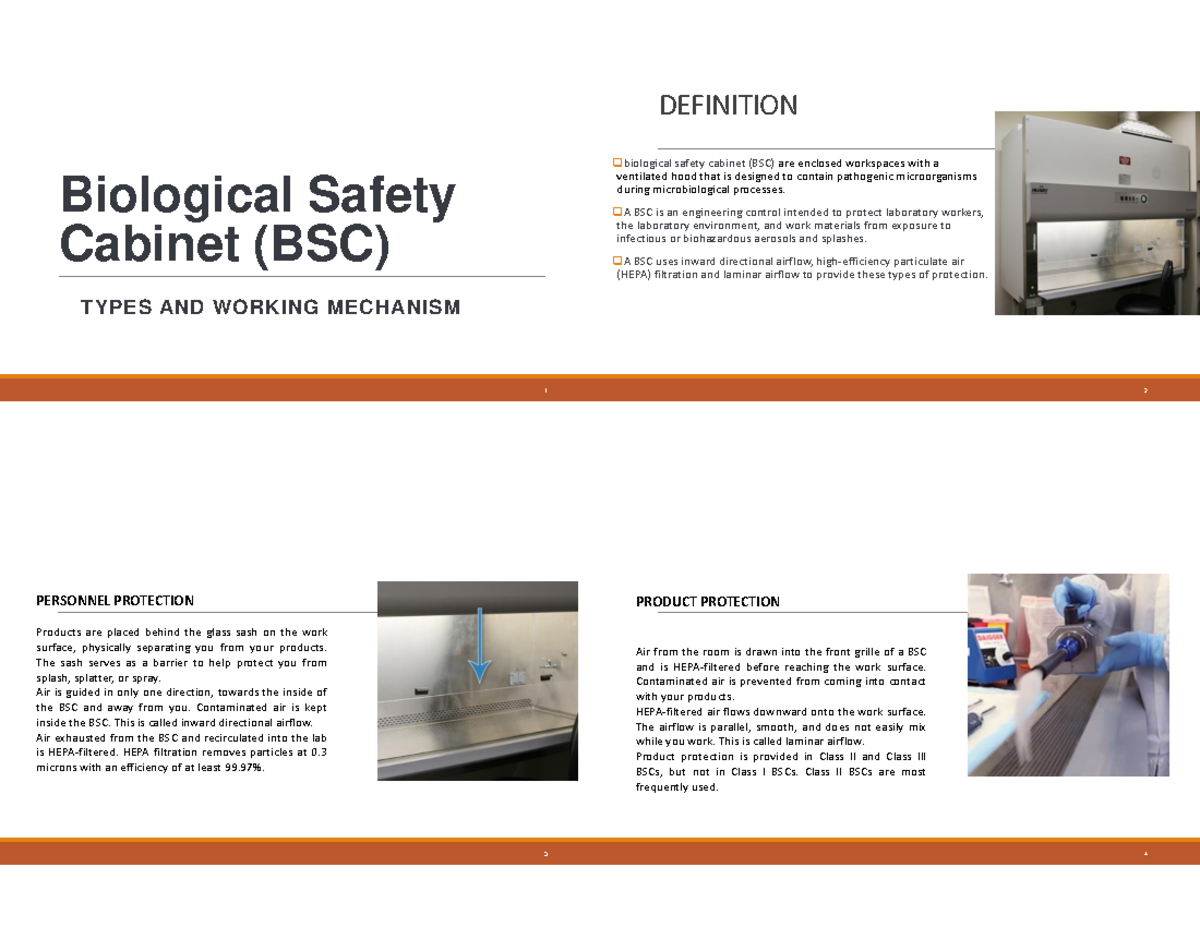 2 - n/a - Biological Safety Cabinet (BSC) TYPES AND WORKING MECHANISM 1 ...