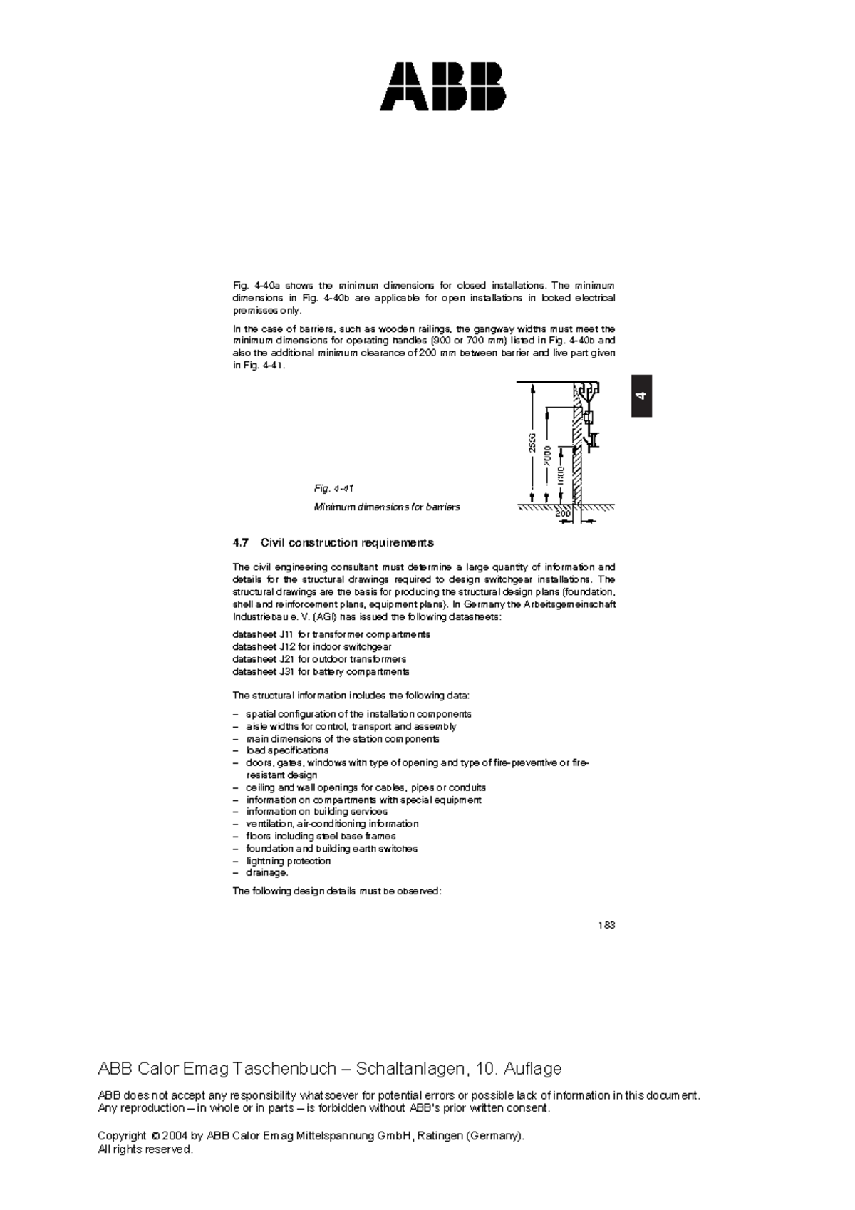 ABB Manual 10E 04 print 14-Obras civiles-bases trafos - ABB Calor Emag ...