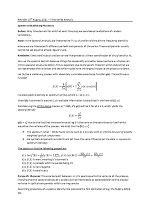 Time Series Analysis - Model Selection Criteria - Time Series Analysis – Revision For The Exam ...