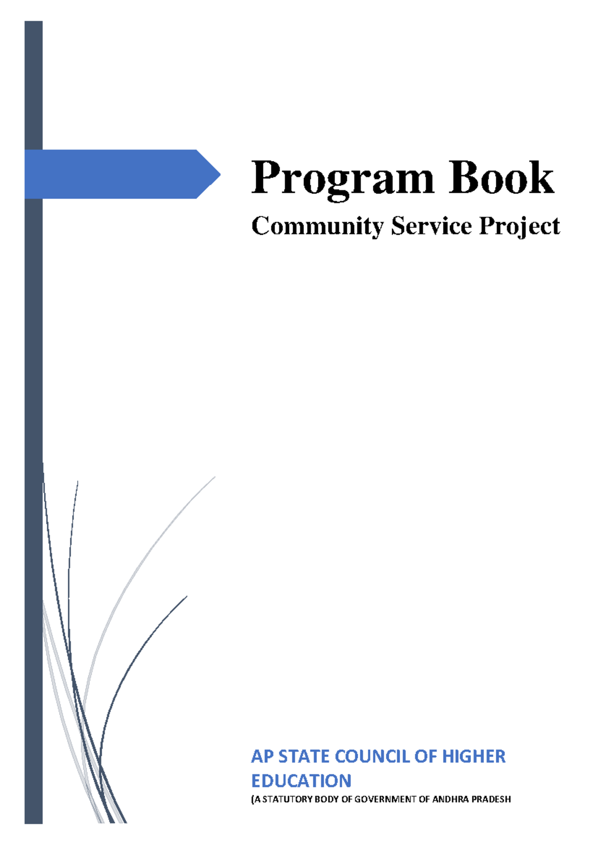 Rakesh csp - ECE - Program Book Community Service Project AP STATE COUNCIL OF HIGHER EDUCATION ...