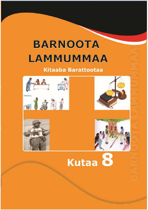 Barnoota Hawaasaa Kutaa-8 - i Kitaaba Barattootaa Kutaa 8 ...