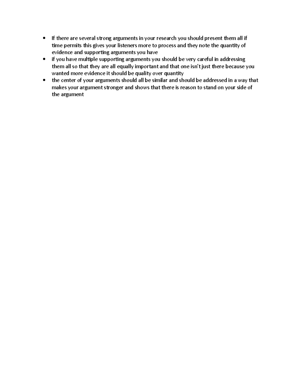 Strong points - communication and speech effectiveness practice - If ...