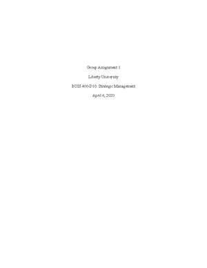 BUSI 400 Ch. 9 - Chapter 9 notes - BUSI 400 Ch. 9 (1) Examining the ...