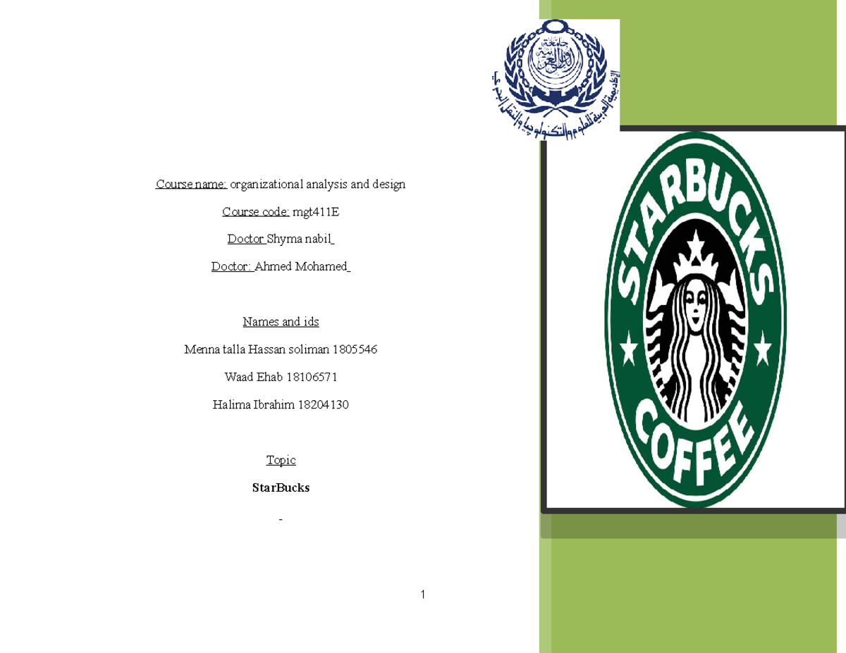 Starbucks - These objectives are Reducing waste & carbon emissions ...