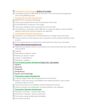 Csd lecture notes week one - Csd notes Speech-language pathologists are ...