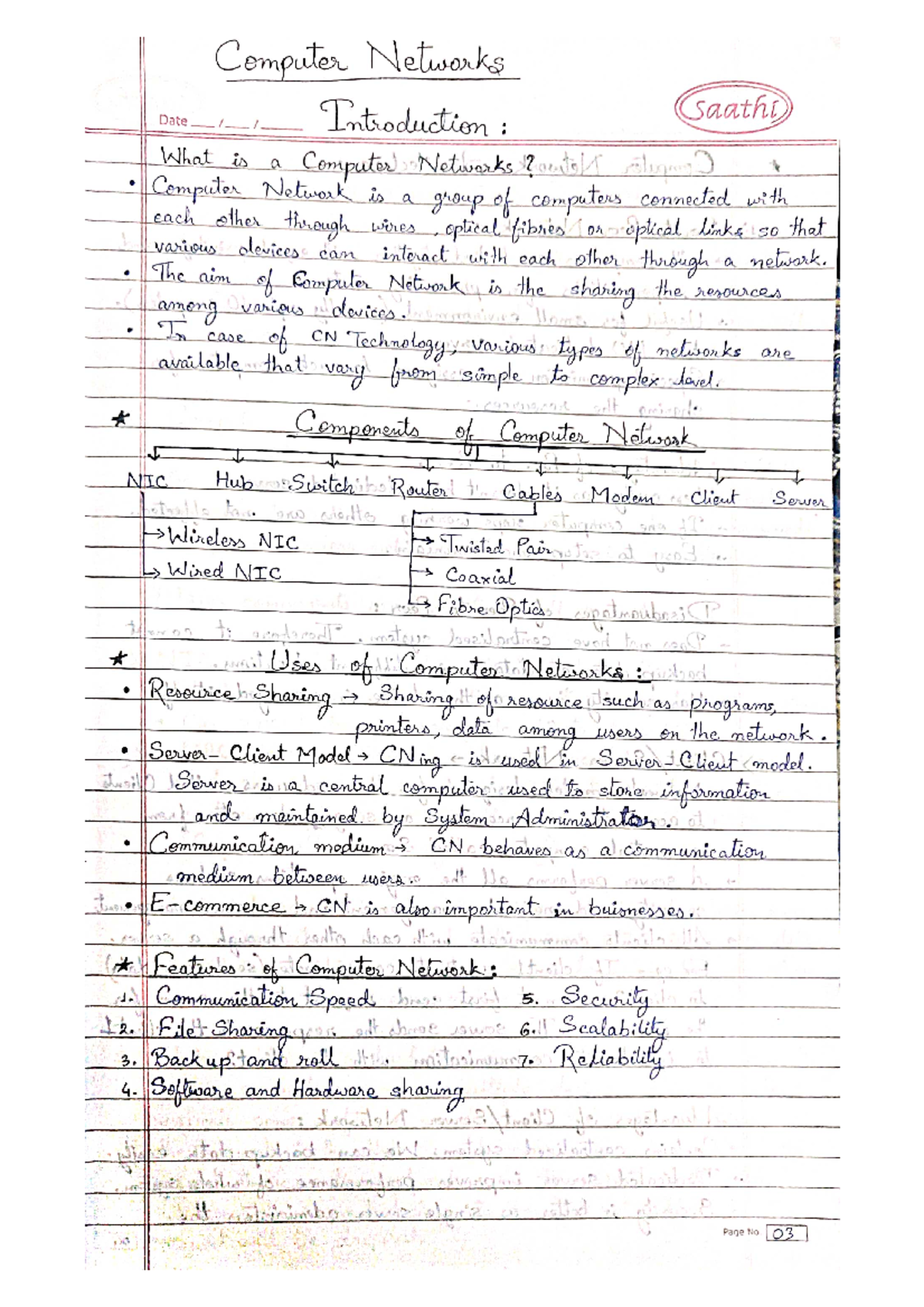 Computer network - The aim of Computer Network is the sharing the ...