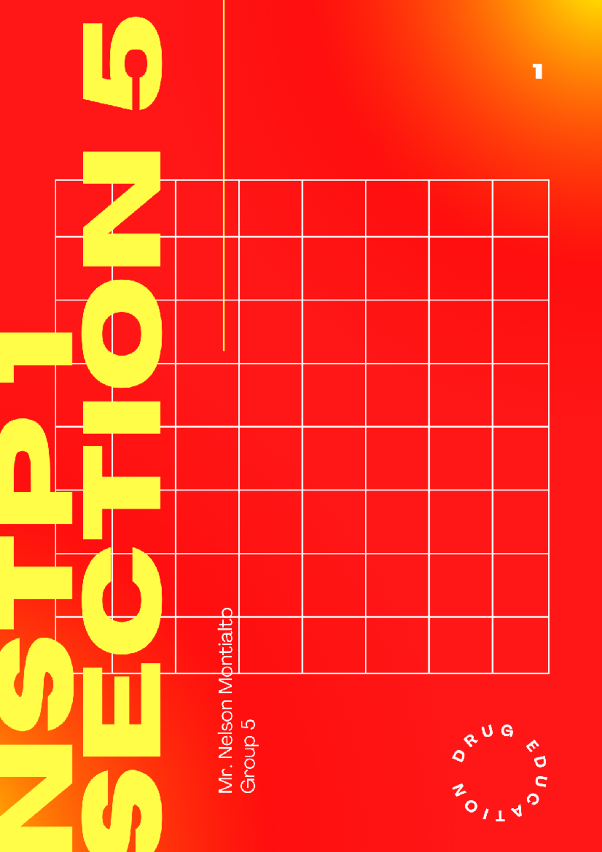 Group 5 - Drug Education - to improve their performance at work or in ...